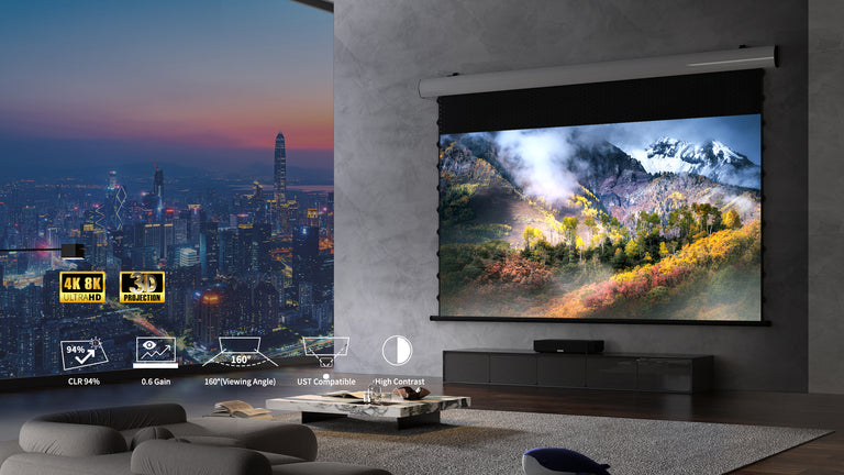 Motorized Drop-Down Screen – WUPRO Cinema